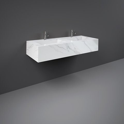 RAK-PRECIOUS - PRECT12347100A - CARRARA Wash Basin Wall Hung Carrara ...