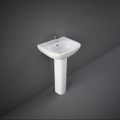 RAK-CAROLINE Wash Basin Pedestal Alpine White - Prime Tech Trading ...