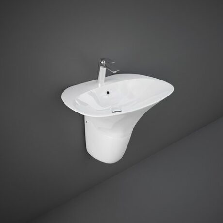 RAK-Sensation Wash Basin Half Pedestal Alpine White - Prime Tech ...